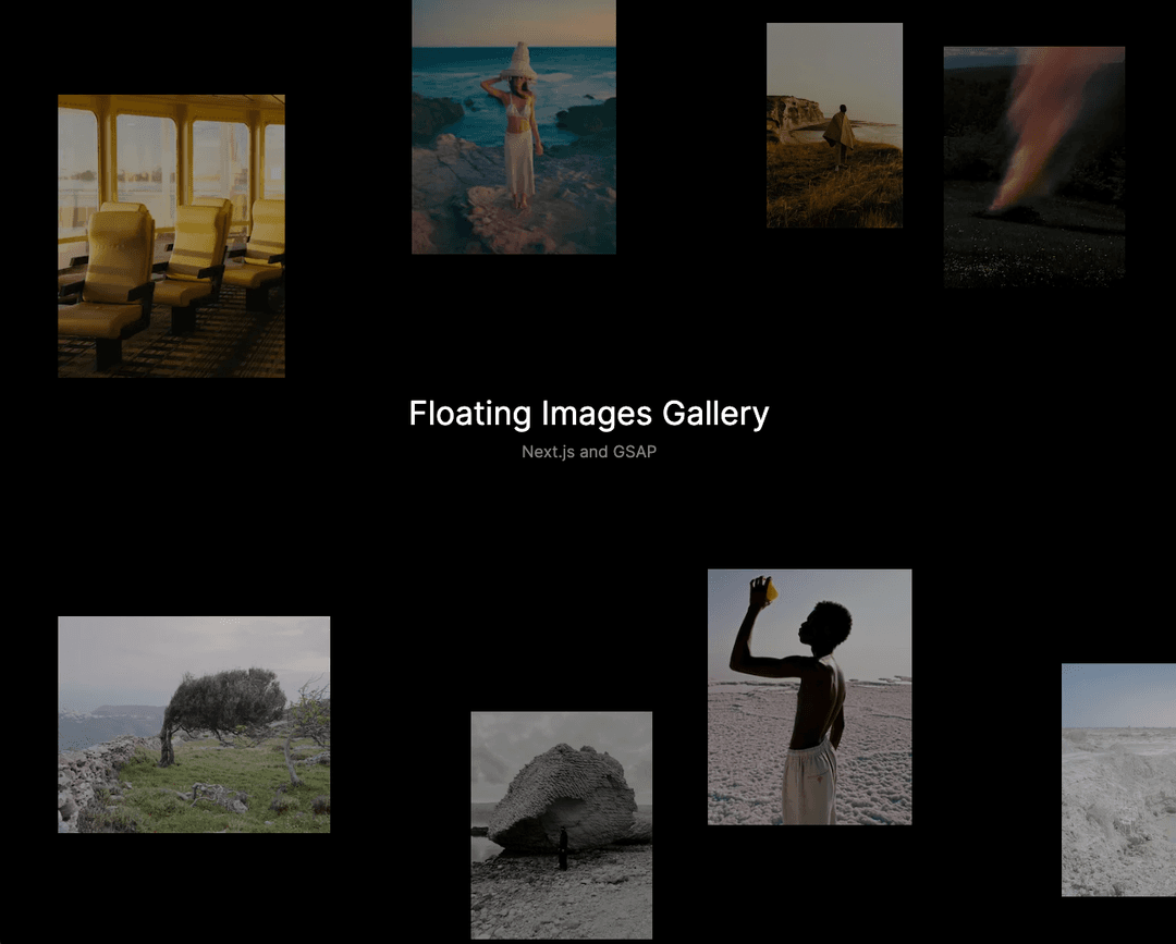 How to make a Floating Image Gallery using Nextjs and GSAP