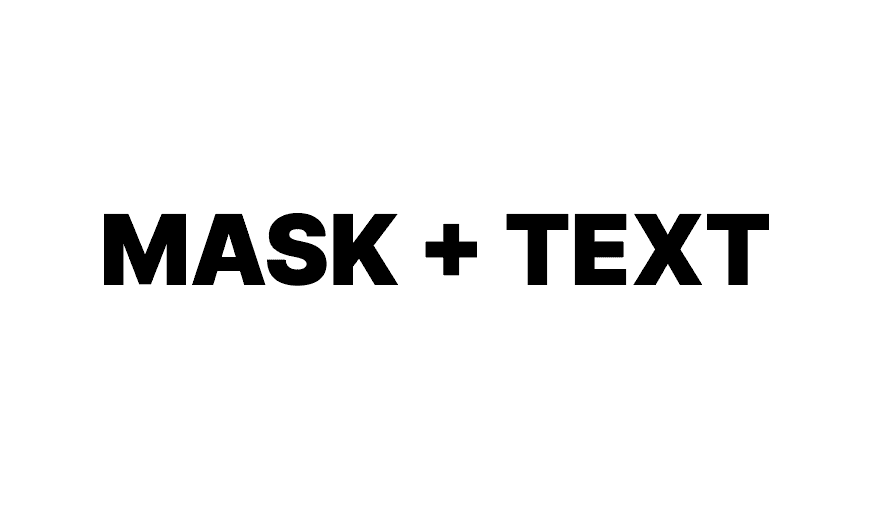 How to create a text clip mask on scroll animation with React, CSS and ...
